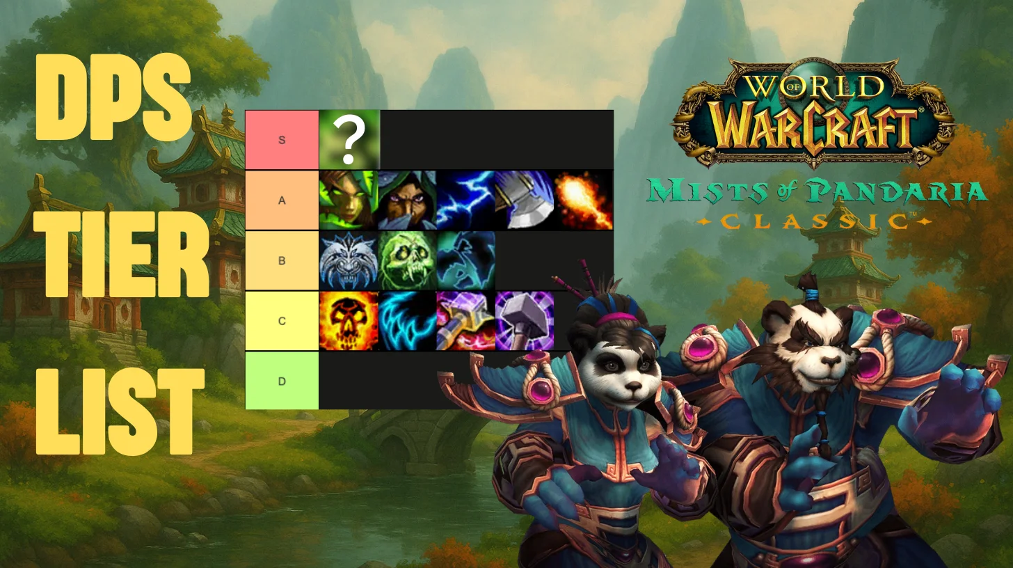 MoP Classic DPS Tier List - An Expansion of Variety ⇒ HowtoWorldofWarcraft