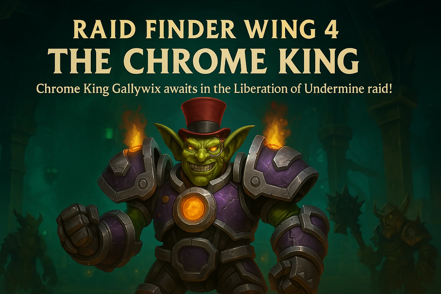 Raid Finder Wing 4 is Now Live for Liberation of Undermine ⇒ ...