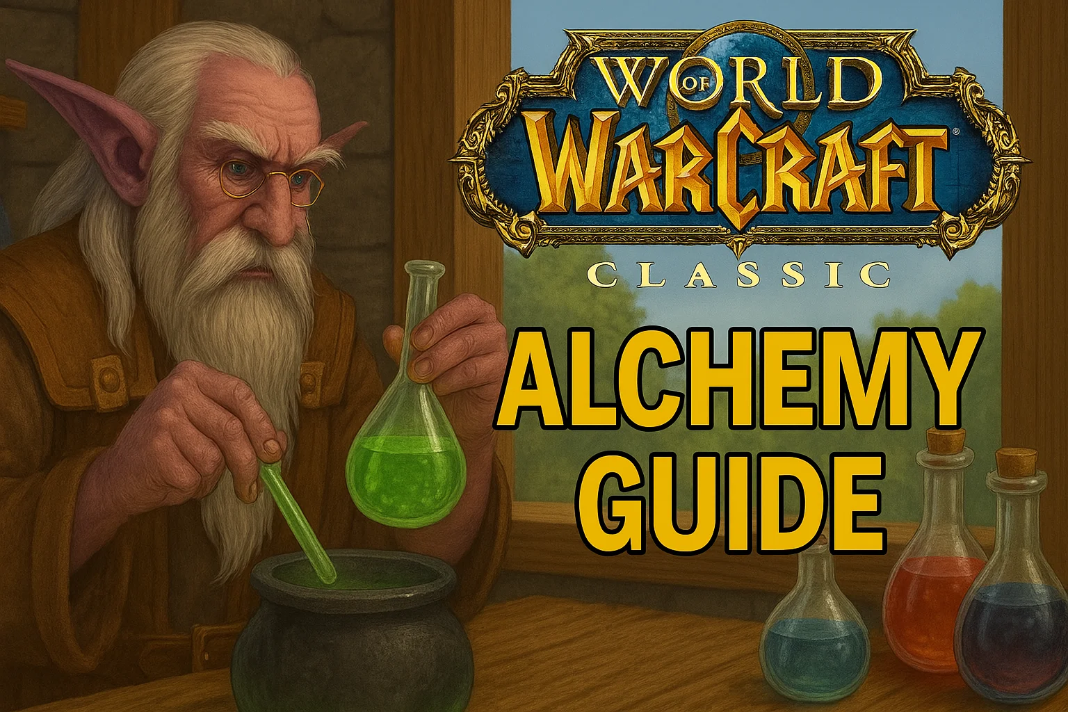 WoW Classic Alchemy Guide 1-300 ⇒ HowtoWorldofWarcraft